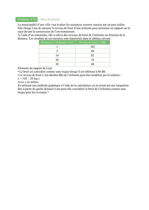 Fonctions Exponantielles Fonction Logarithme Décimal Problèmes Worksheet Live Worksheets