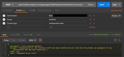 Upload A New Document Through Multipartform Data Using Postman