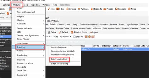 Batch Posting Sales Invoices To Sage Clik Service Clik