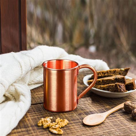 100 Pure Copper Mug Moscow Mule Copper Mugs Travel Cup Housewarming