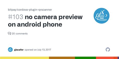 no camera preview on android phone · issue 103 · bitpay cordova plugin