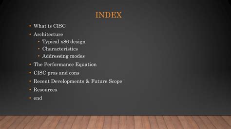Complex Instruction Set Computer Ppt Pptx