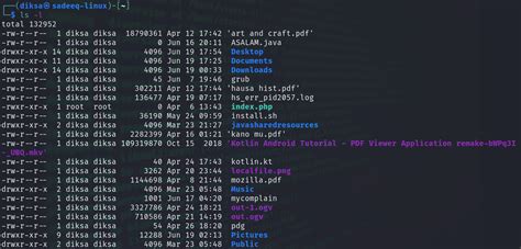 The Ls Command Sadeeq Technologies