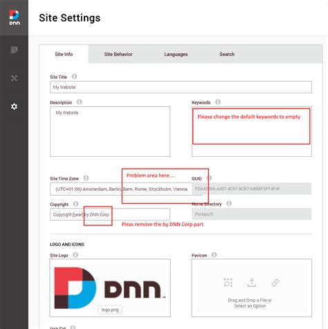 Some Site Settings Issues That Would Make Everyones Life A Little Better · Issue 2858