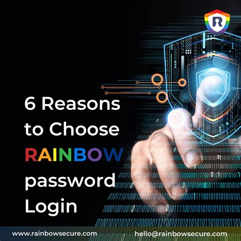 Rainbow Secure On Linkedin Encryption Authentication Safe Passwordless Colors Secure…