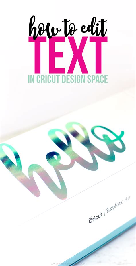 Cricut Design Space Easily Edit Fonts Using This Tutorial