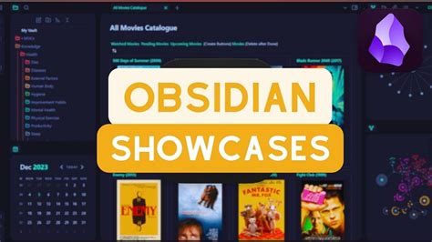 New Obsidian Showcases Dashboards Movie Library Menu Bar And More By