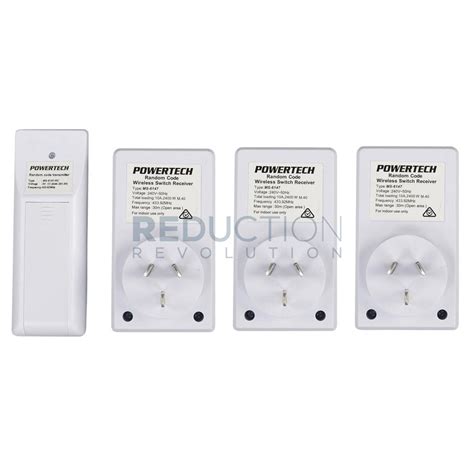 Remote Controlled Power Socket Set 3 Pack