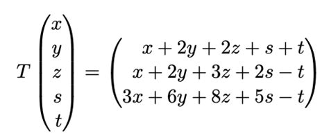 Solved Consider The Linear Transformation T R R Defined Chegg Com