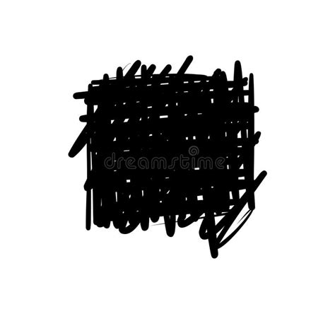 Scribble Pen Strokes Doodle Pencil Scratch Vector Freehand Shapes