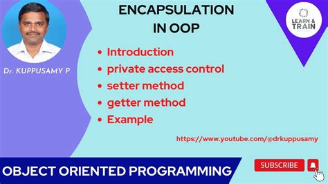 24 Data Encapsulation In Object Oriented Programming Youtube