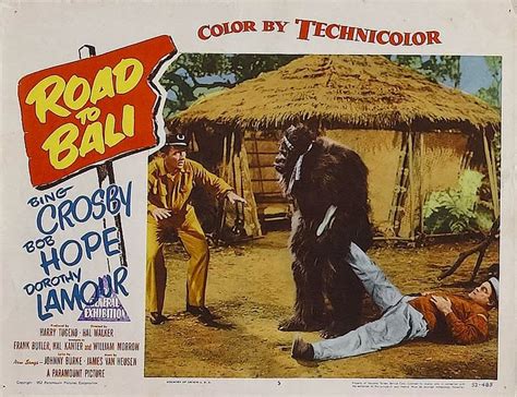 Lobby Cards De Cine 1952 Camino A Bali Road To Bali Usa Lobby Card