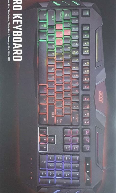Acer Nitro Keyboard Computers Tech Parts Accessories Computer Keyboard On Carousell