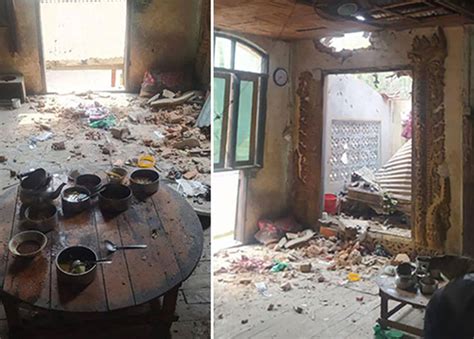 ဝေါမြို့နယ်တွင် စစ်တပ်လက်နက်ကြီးကြောင့် ဘုန်းကြီး ၁ ပါး ပျံလွန်ပြီး ၂ ပါး ဒဏ်ရာရ