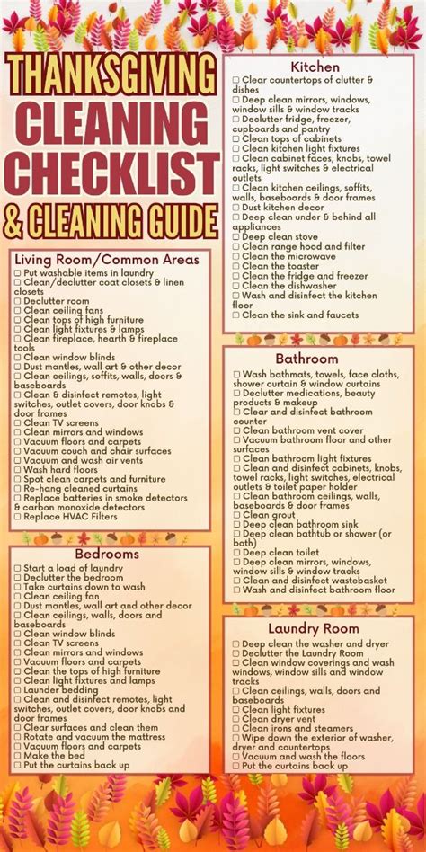 The Ultimate Fall Cleaning Guide With Fall Deep Cleaning Checklist