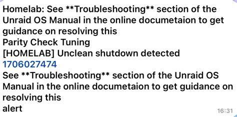 Unclean Shutdown Detected General Support Unraid