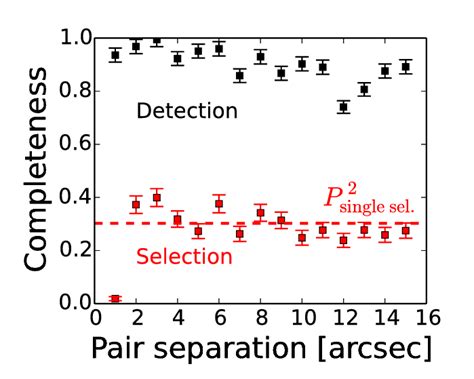 Detection And Selection Completeness Of Galaxy Pairs By The Simulation