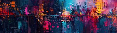Impact Of Electronic Devices On Society Visualized Through Abstract Art