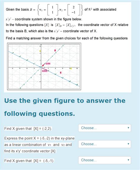 Solved Given The Basis B Given The Basis B Chegg Com