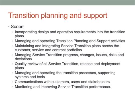ITIL Service Transition PPTX