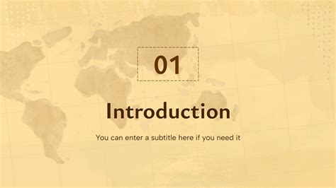 Old Geographic Map Theme For Education Presentation