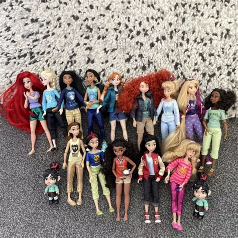 Disney Wreck It Ralph Breaks The Internet Mini Princess Dolls X 16 £0