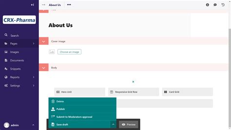 Tutorial Part 2 Adding Pages — Wagtail Crx Documentation