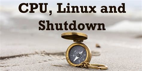 Cpu Linux And Shutdown 3 Sql In Sixty Seconds Video Sql Authority With Pinal Dave