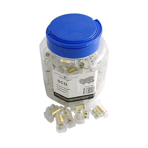 Double Screw Connectors A Mm Cable Jar Of