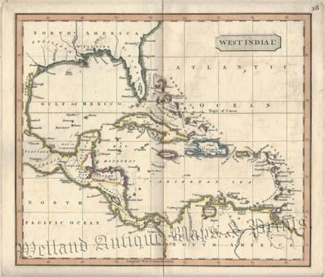 West Indies Archives Welland Antique Maps