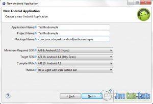 Android Textbox Example