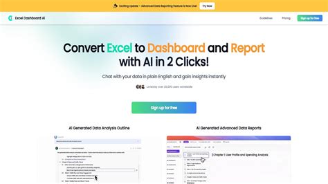 一键将excel转换为数据仪表盘