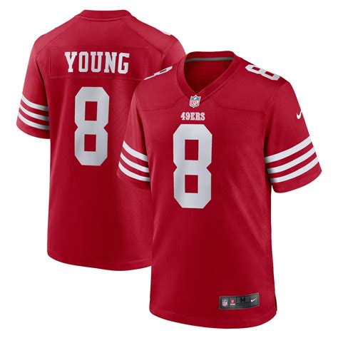 Steve Young San Francisco 49ers Retired Player Jersey Scarlet