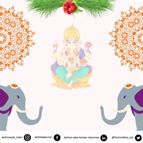 Techno Wise Recruitment Solutions On Linkedin Happyganeshchaturthi Lordganesha Team
