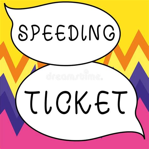 Conceptual Caption Speeding Ticket Business Idea Psychological Test