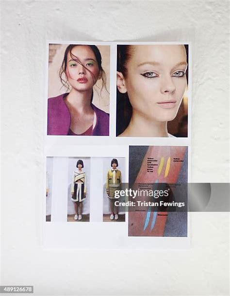 110 Model Boards London Fashion Week Ss Photos And High Res Pictures