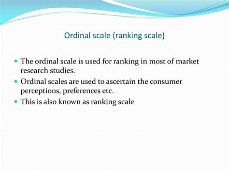 Example Of Ordinal Scale Images And Photos Finder