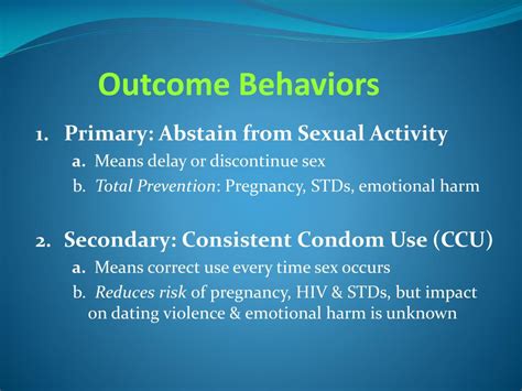 Ppt Sex Education Scientific Evidence And Public Policy Powerpoint