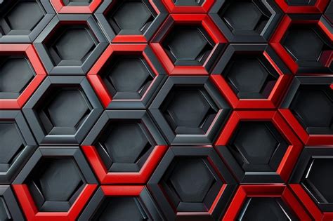 Premium Photo Design A Geometric Pattern Of Interlocking Polygon Generative Ai