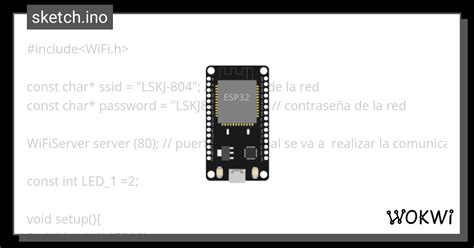 Esp Codigo Wifi Led Wokwi Esp Stm Arduino Simulator