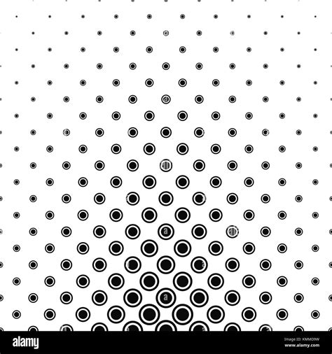 Abstract Monochrome Circle Pattern Background Stock Vector Image And Art Alamy
