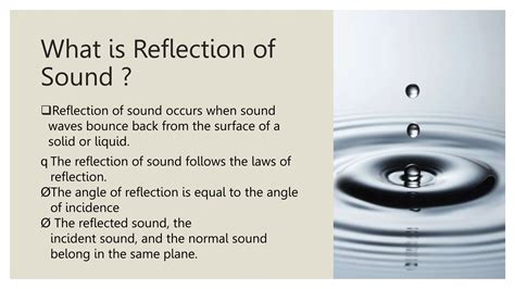 Reflection Of Sound Pptx