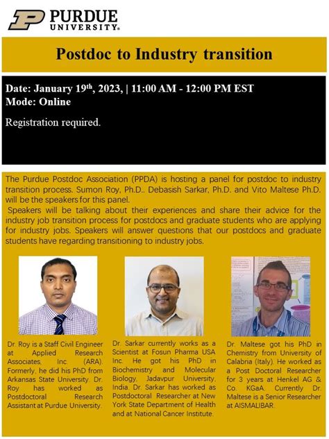 Subhadeep Das On Linkedin Postdoctoindustrialtransitionseminar