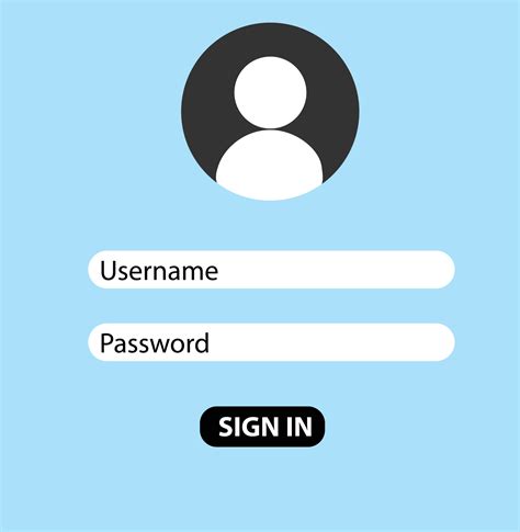Username And Password To Login Login Screen Sign Sign In Screen