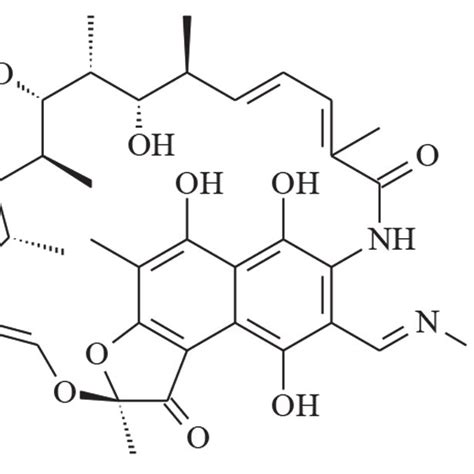 Molecular Structure Of Rifampicin Download Scientific Diagram