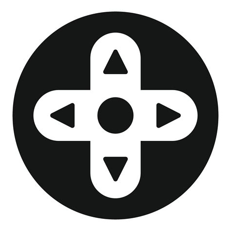 Game Controller D Pad Icon Showing Directional Buttons 47635883 Vector Art At Vecteezy