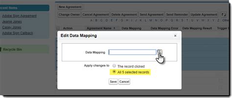 How To Trigger Data Mapping On Already Sent Agreements In Salesforce Adobe Sign