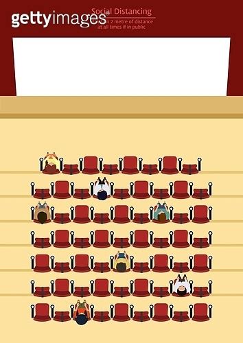 일러스트 벡터 일러스트 사회이슈 주제 사회적거리두기 사회이슈 생활속거리두기 사회이슈 영화관 엔터테인먼트