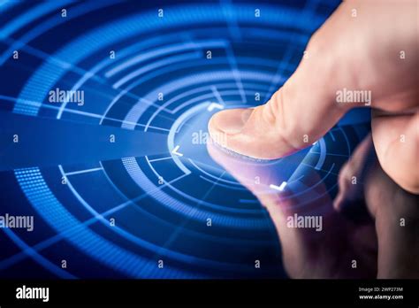 Fingerprint Biometric Scan Finger Print And Thumb Recognition For