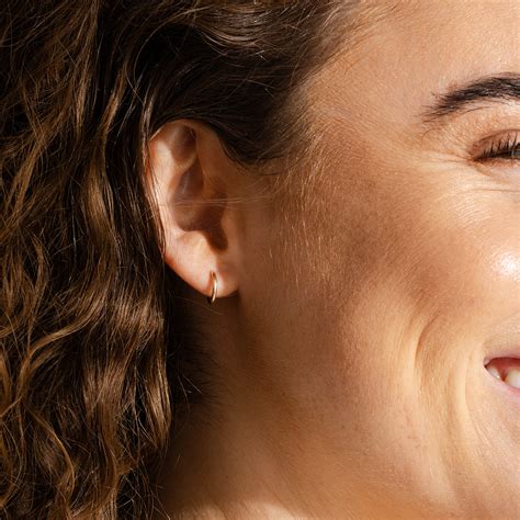 Made By Mary Mini Live In Hoop Earrings Dainty For Everyday Wear
